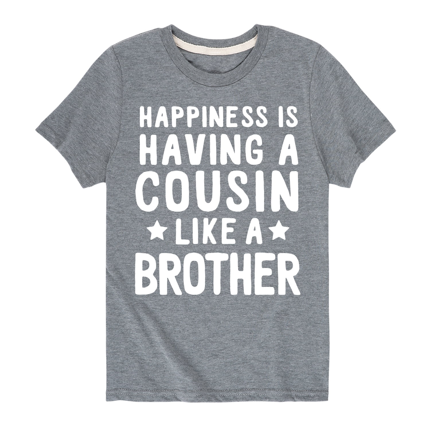 Instant Message - Happiness Is Having A Cousin Like A Brother - Toddler And Youth Short Sleeve ...