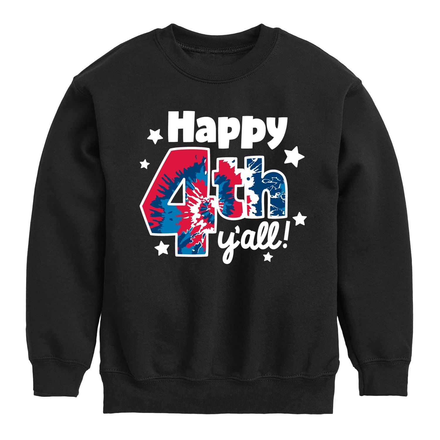 Instant Message - Happy 4th Y'all! - Tie dye - Toddler & Youth Crewneck ...