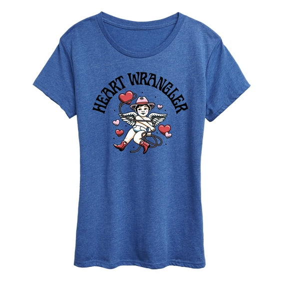Instant Message - Heart Wrangler - Women's Short Sleeve Graphic T-Shirt ...
