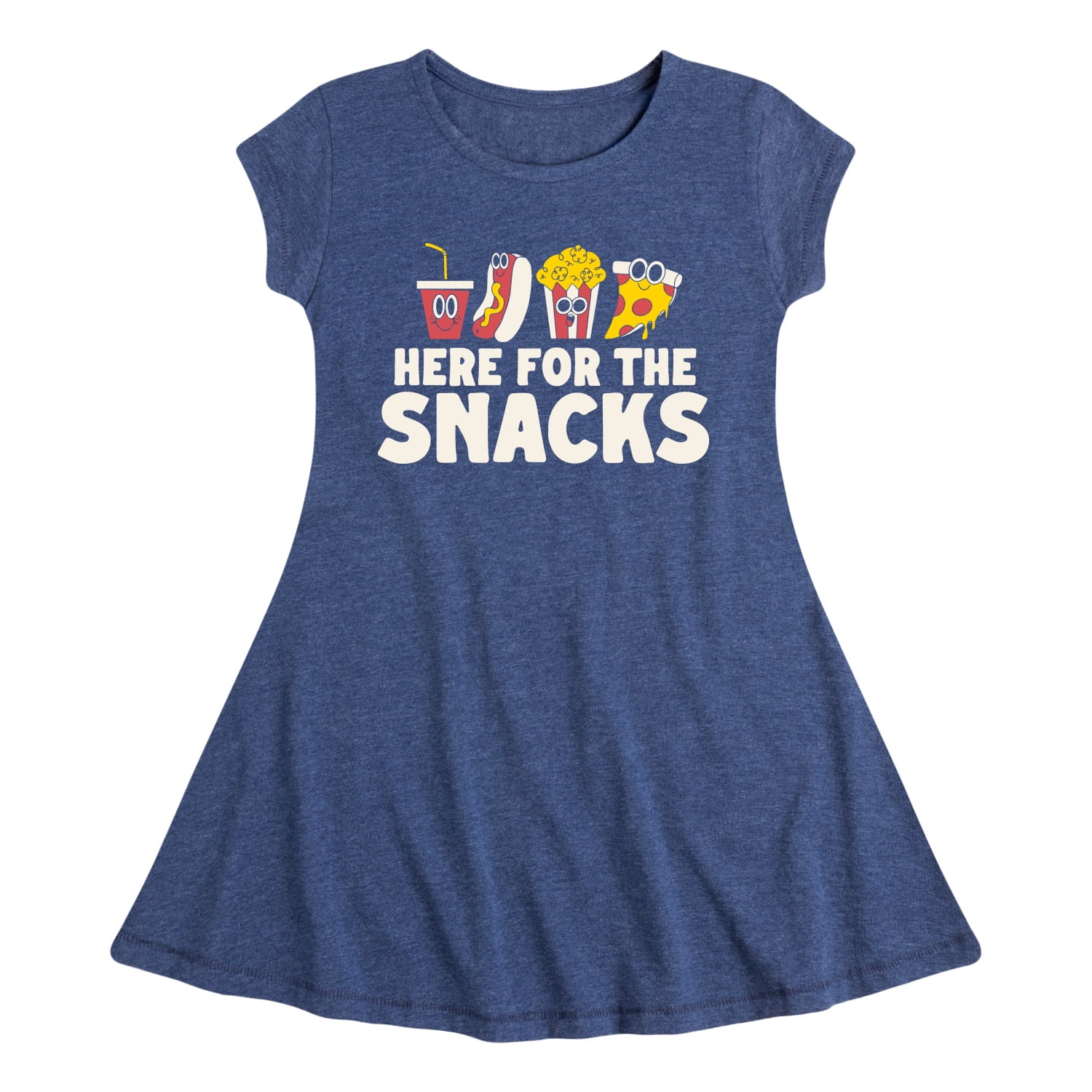 Instant Message - Here For The Snacks - Toddler & Youth Girls Fit ...