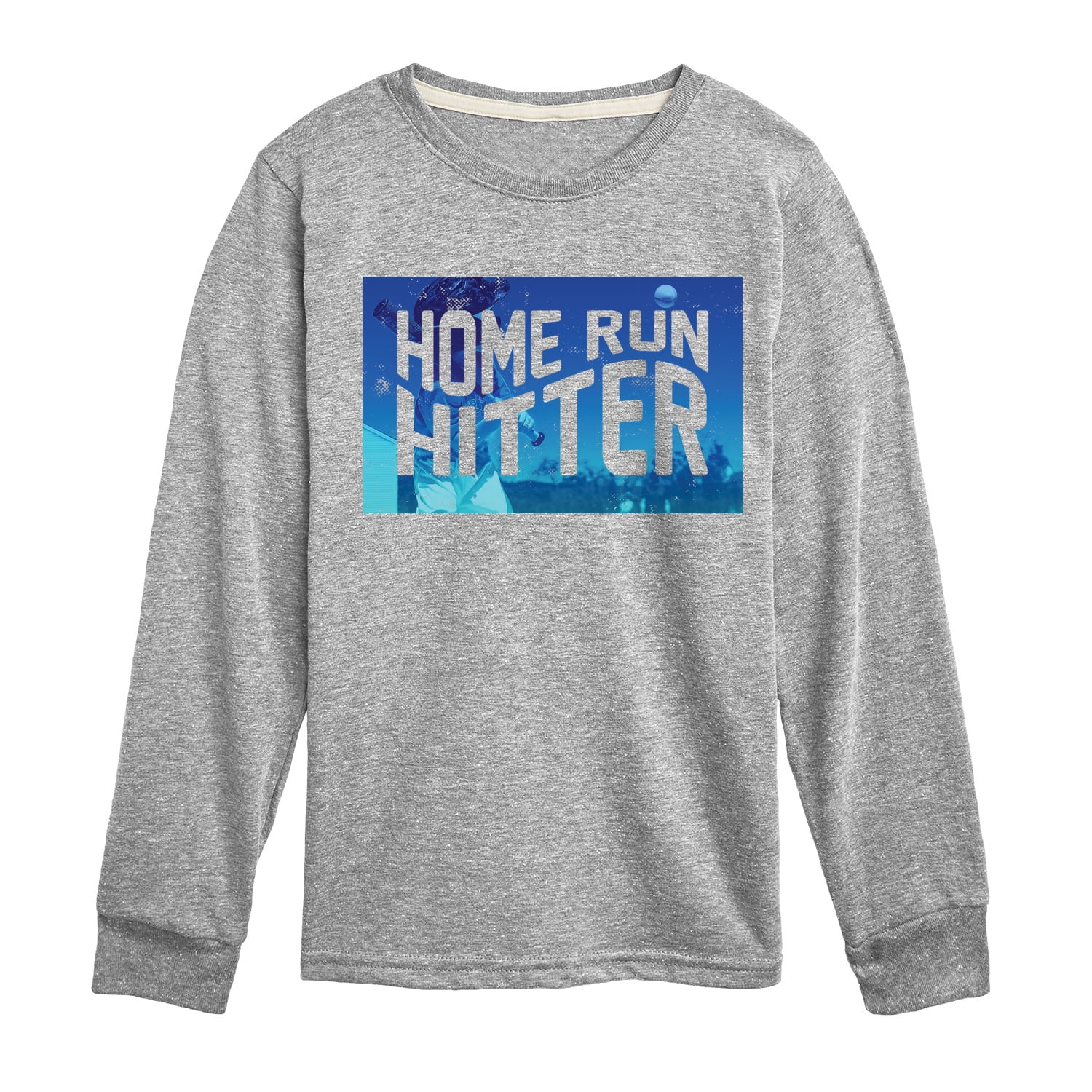 Instant Message - Home Run Hitter - Toddler & Youth Long Sleeve Graphic ...