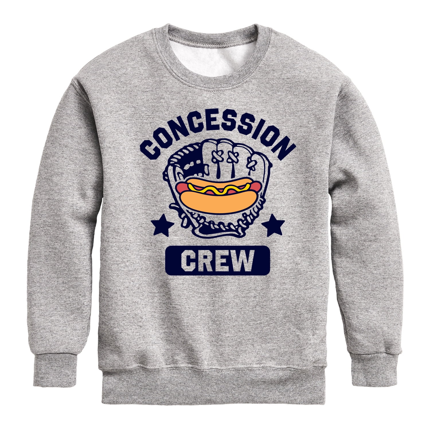 Instant Message - Hotdog Concession Crew - Kids Crew Fleece - Walmart.com