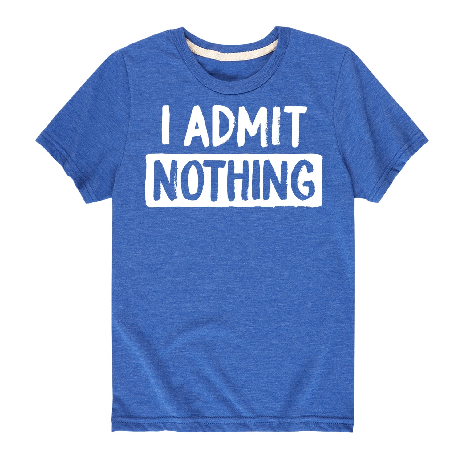 Instant Message - I Admit Nothing - Toddler And Youth Short Sleeve ...