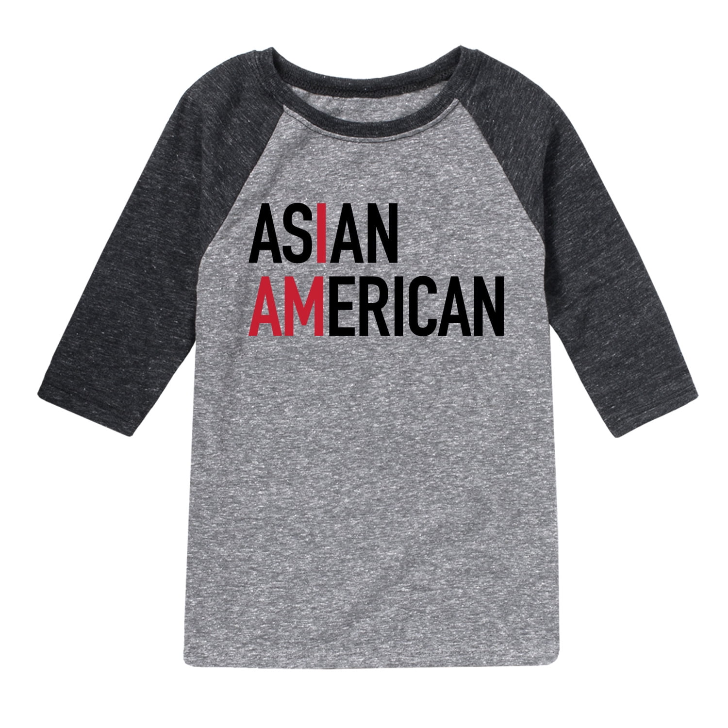 Instant Message - I Am Asian American - Toddler And Youth Raglan ...