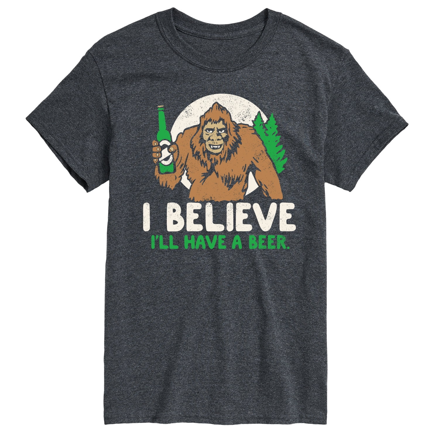 Instant Message - I Believe I'll Have A Beer With Sasquatch - Men's ...