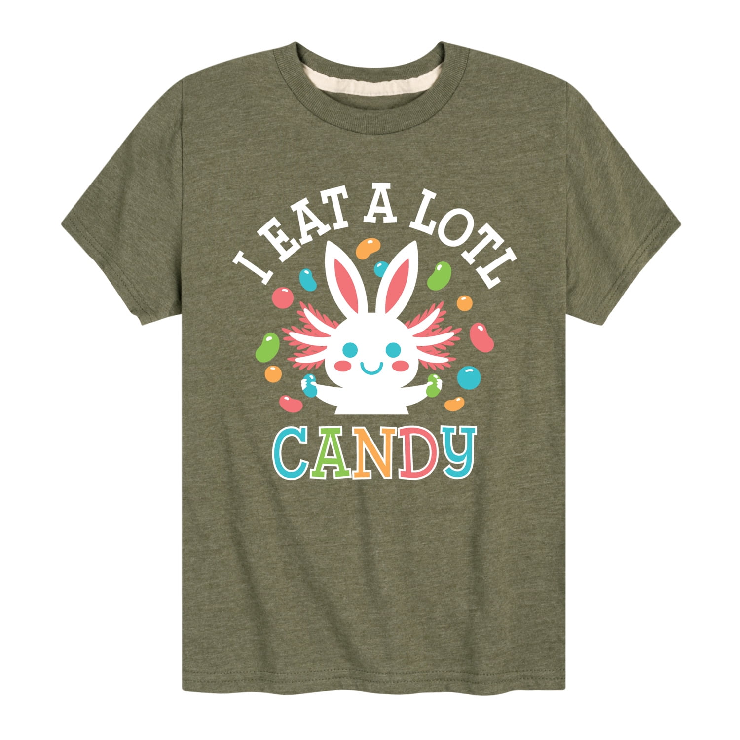 Instant Message - I Eat Alotl Candy - Toddler And Youth Short Sleeve ...
