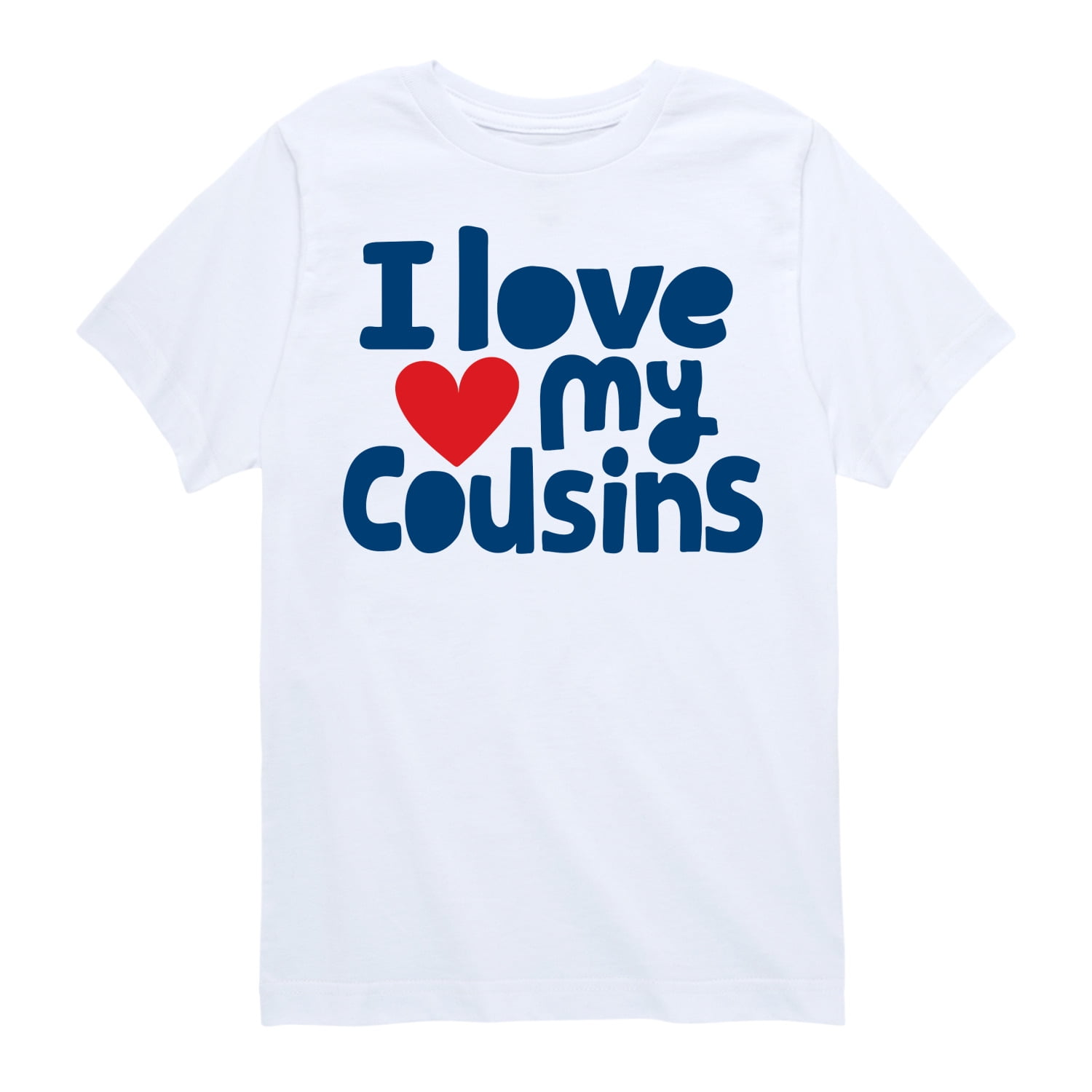 Instant Message - I Love My Cousins - Toddler And Youth Short Sleeve Graphic T-Shirt - Walmart.com