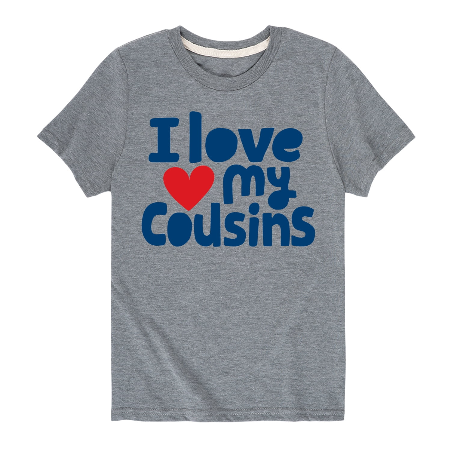 Instant Message - I Love My Cousins - Toddler And Youth Short Sleeve Graphic T-Shirt - Walmart.com