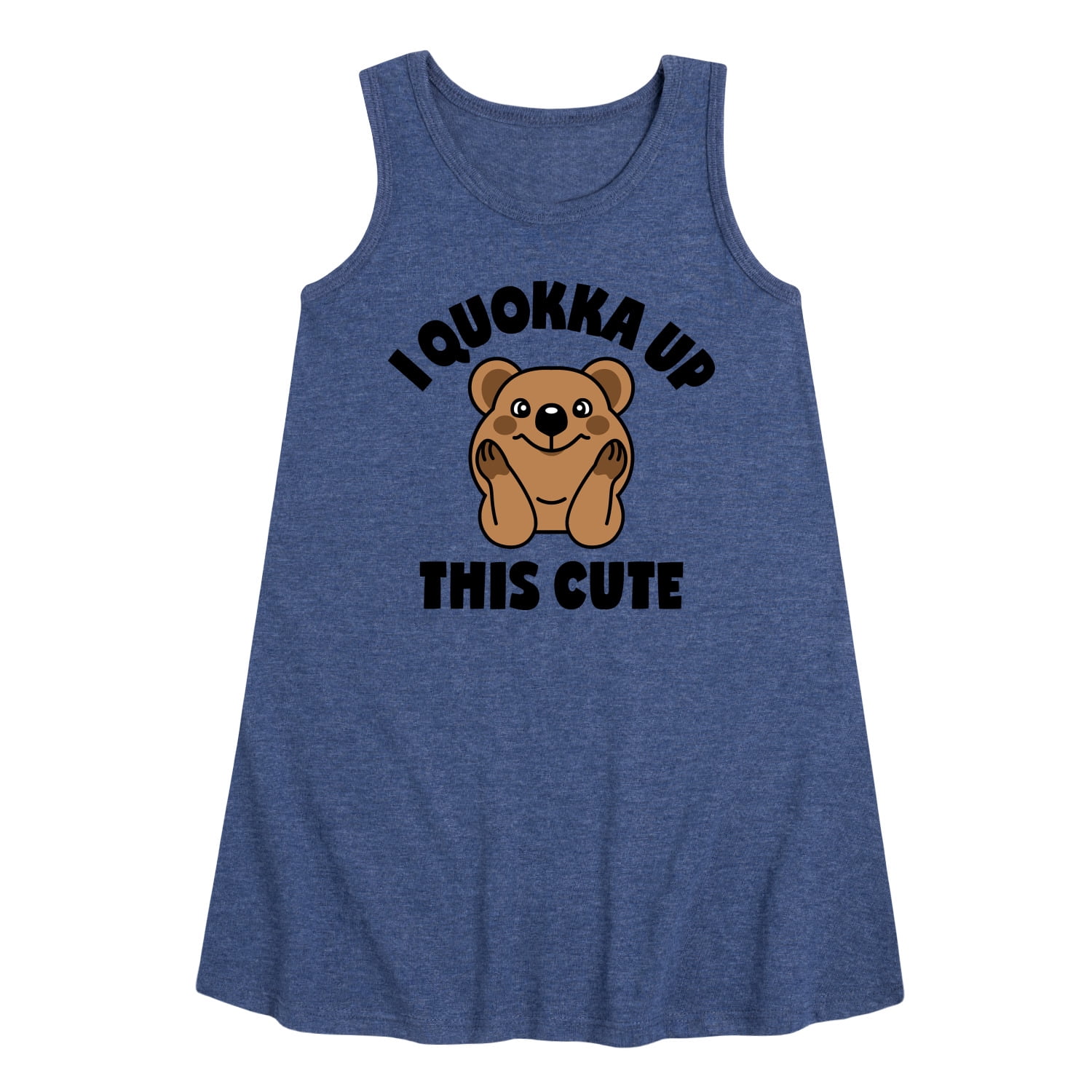Instant Message - I Quokka Up This Cute - Toddler & Youth Girls A-line ...
