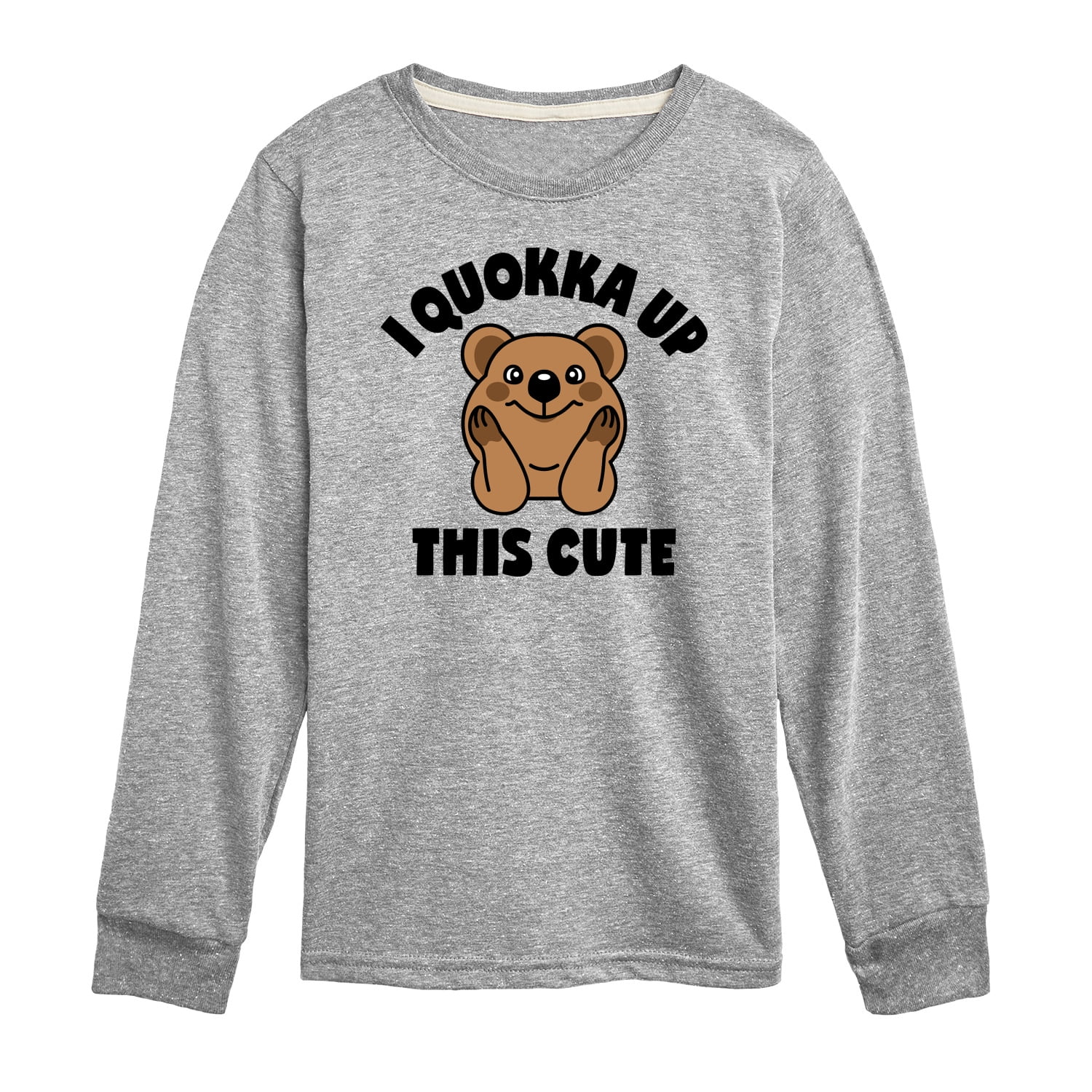 Instant Message - I Quokka Up This Cute - Toddler & Youth Long Sleeve ...