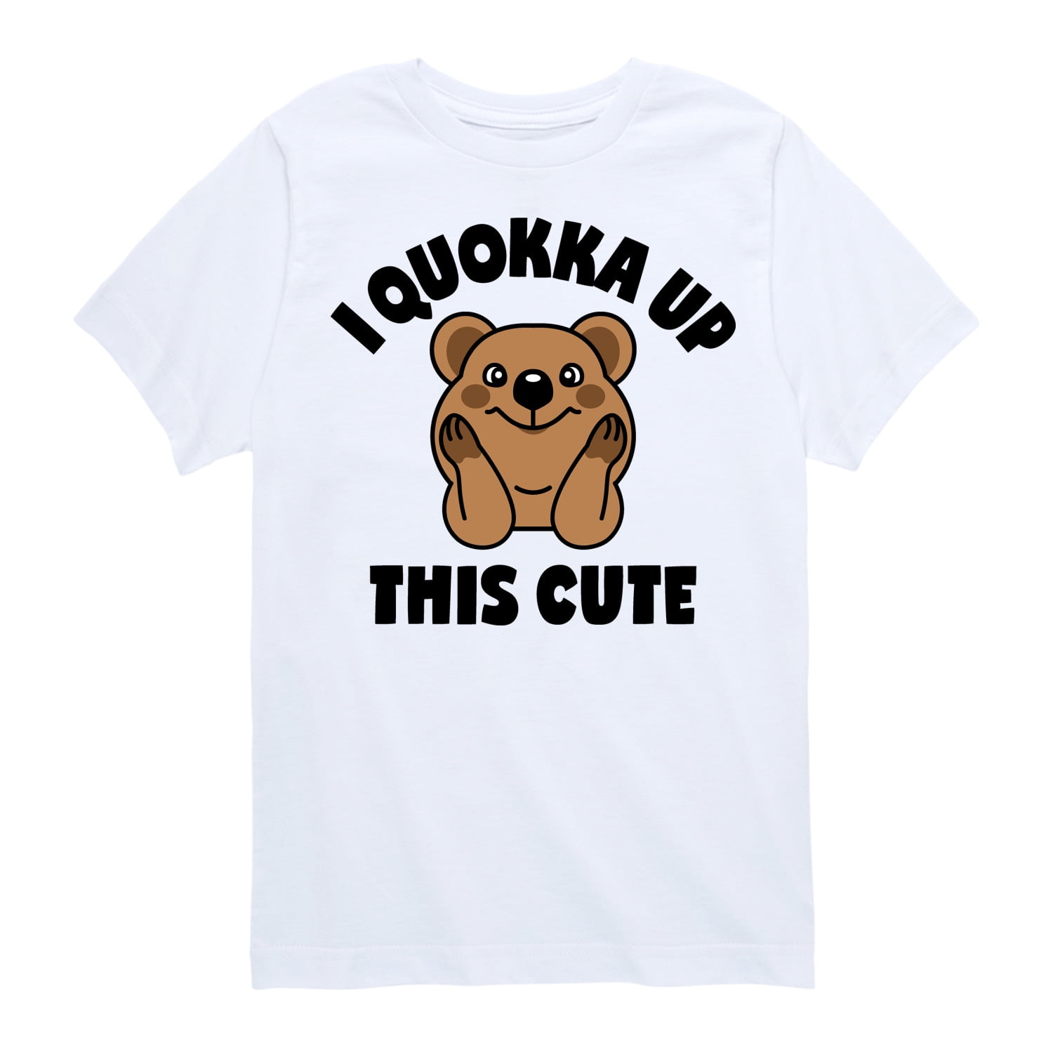 Instant Message - I Quokka Up This Cute - Toddler & Youth Short Sleeve Graphic T-Shirt - Walmart.com