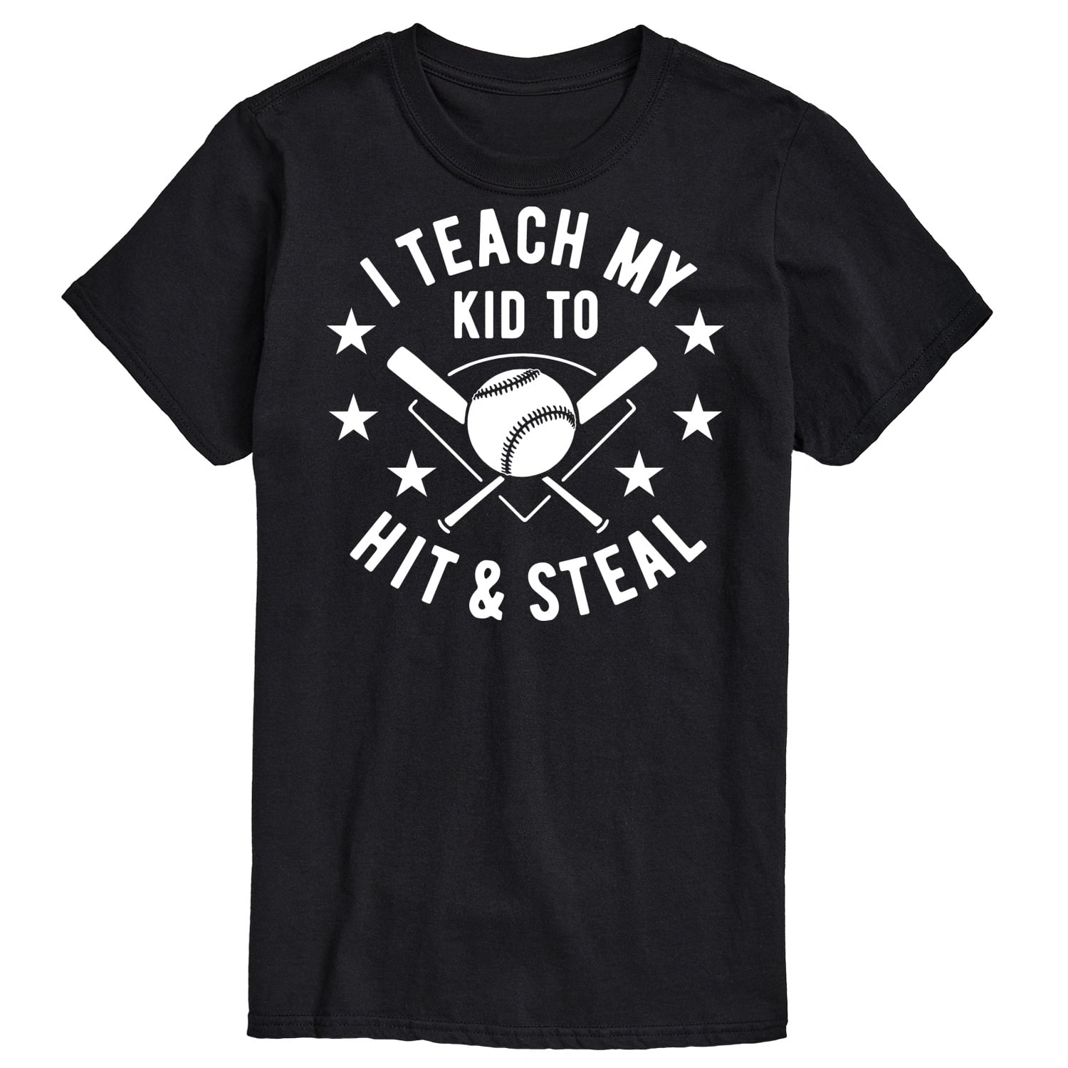 Instant Message - I Teach My Kid To Hit And Steal - Men's Short Sleeve ...