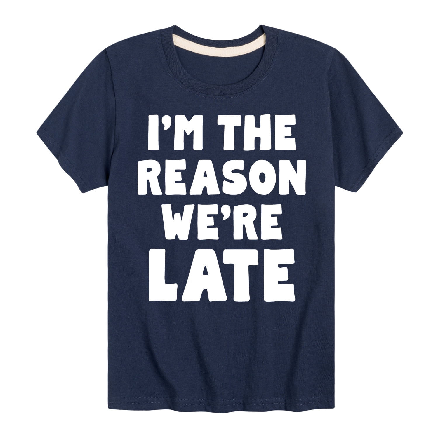 Instant Message - I'm The Reason Were Late - Toddler & Youth Short ...