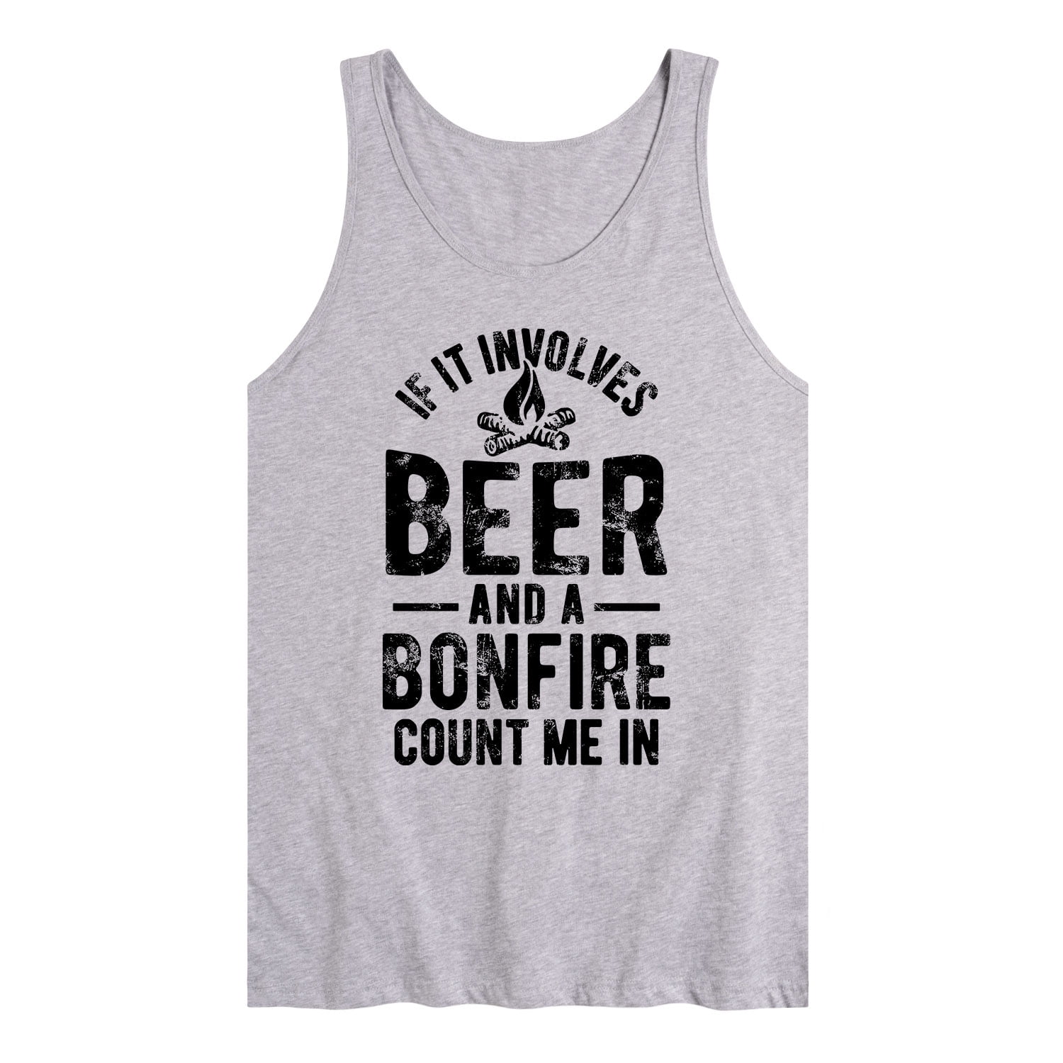 Instant Message - If It Involves Beer And A Bonfire - Mens Jersey ...