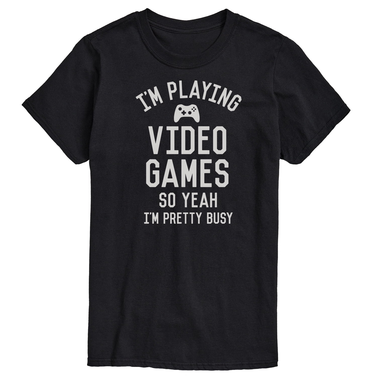 Instant Message - Im Playing Video Games Yeah Busy - Men's Short Sleeve ...