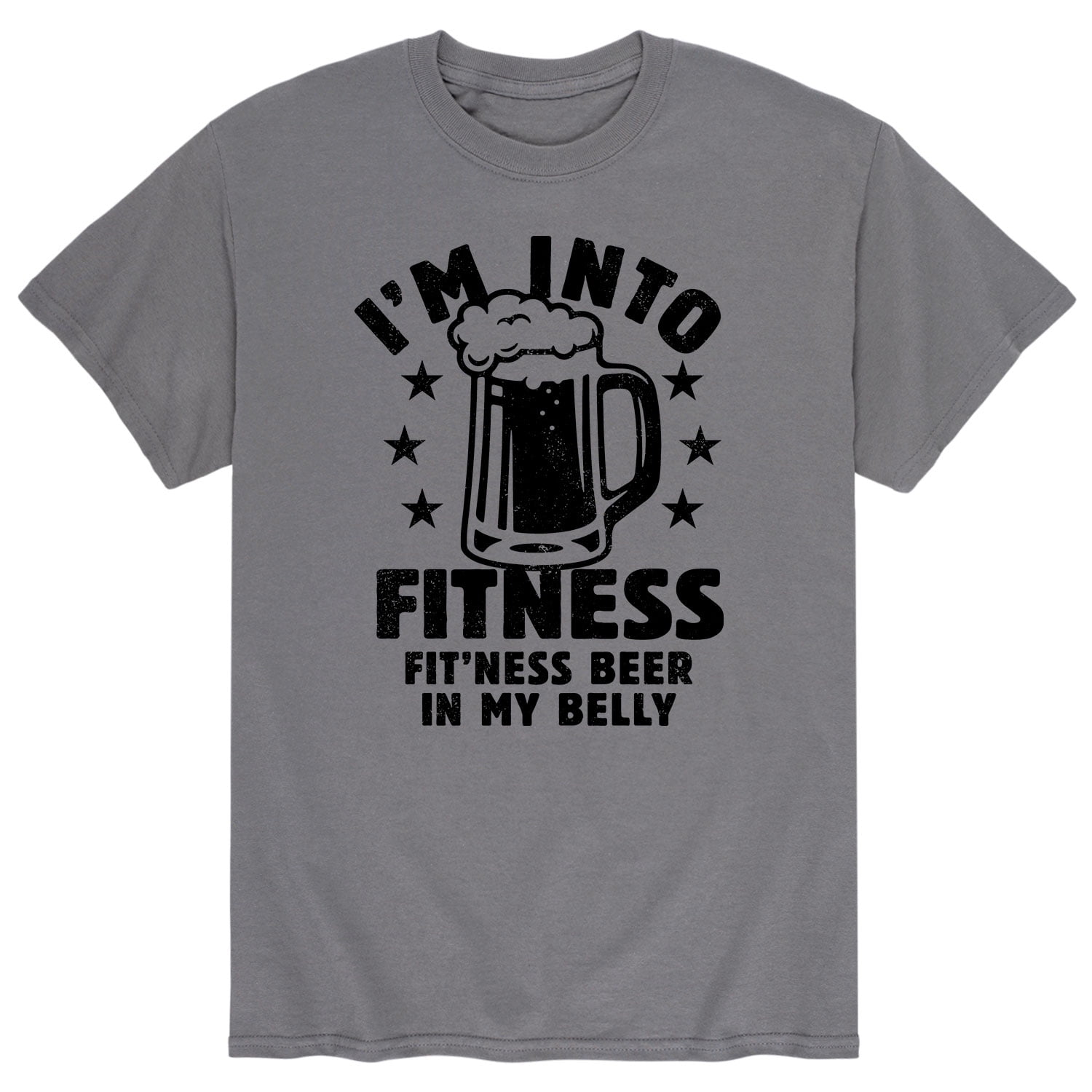 Instant Message - Into Fitness Beer In Belly - Men's Short Sleeve ...