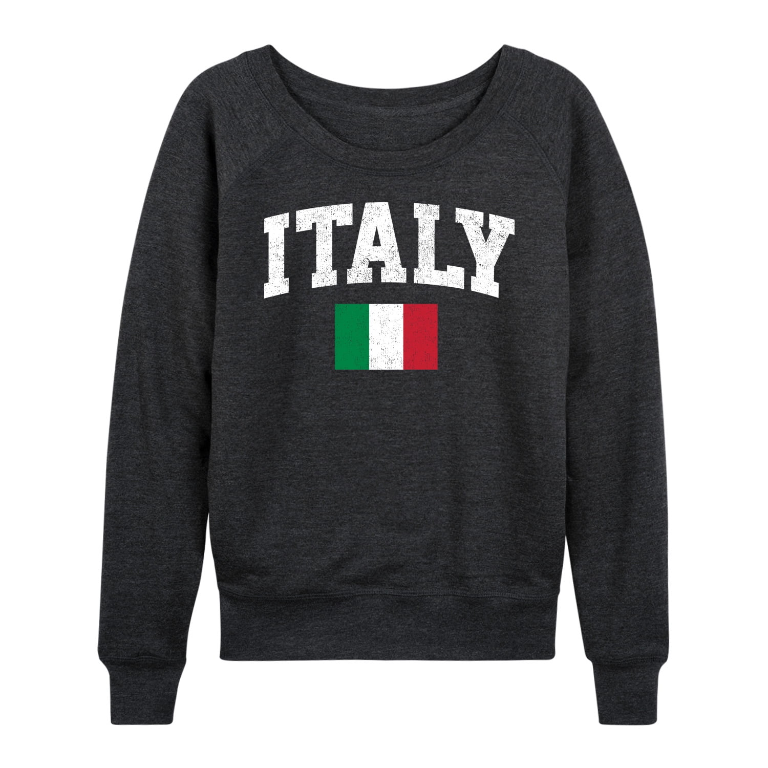 Instant Message - Italy Flag - Women's Lightweight French Terry Long ...