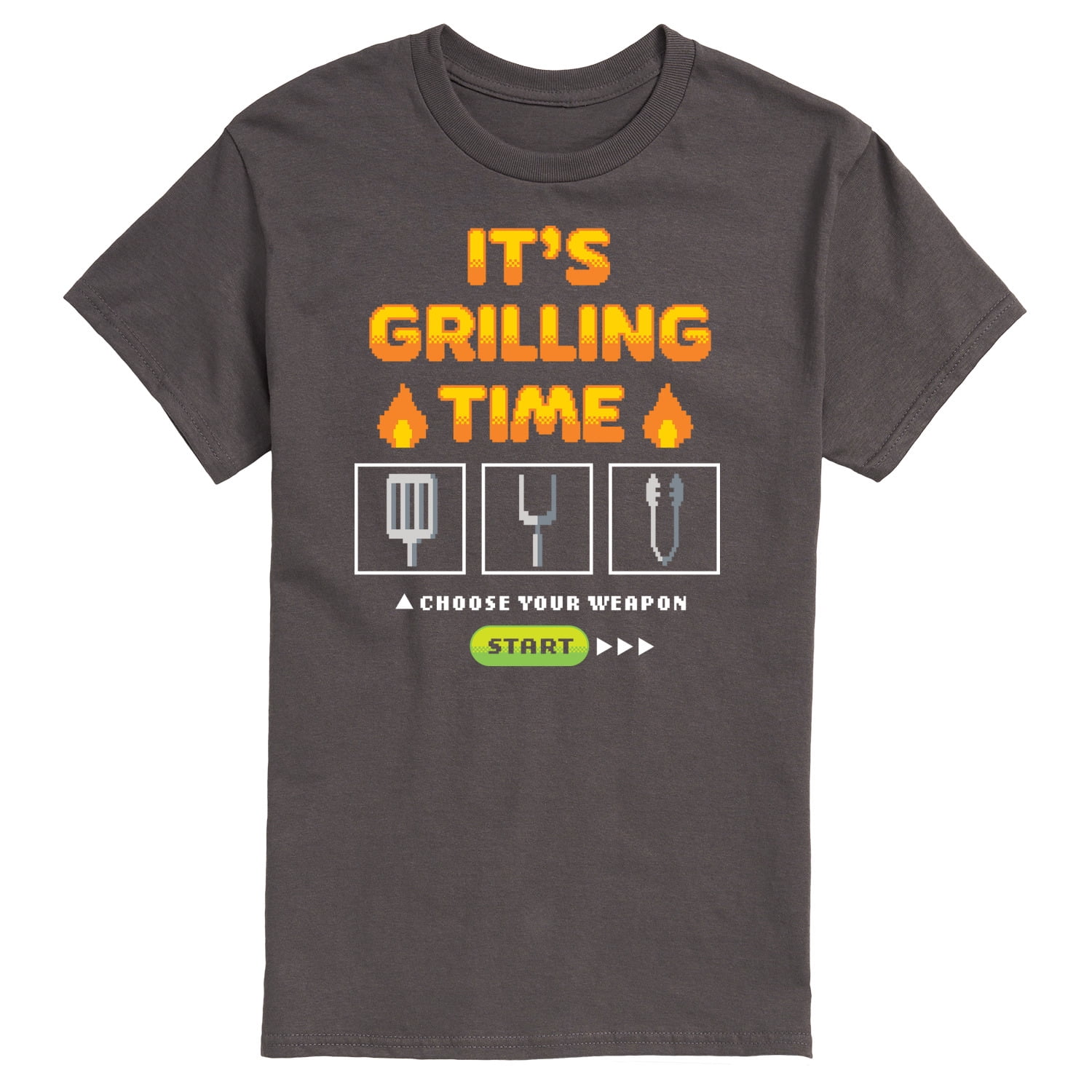 Instant Message - Its Grilling Time - Men's Short Sleeve Graphic T ...