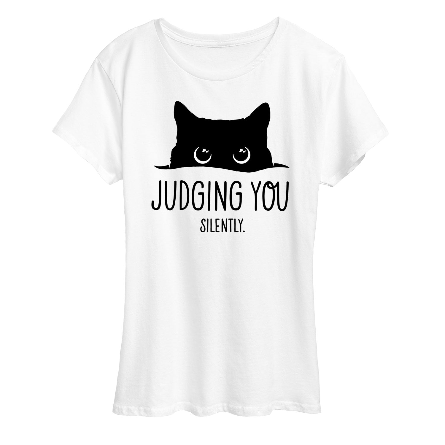 Instant Message - Judging You Silently Cat - Women's Short Sleeve ...