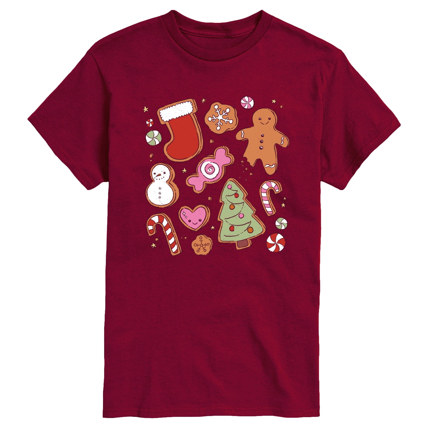 Instant Message - Kawaii Christmas Treats - Men's Short Sleeve Graphic ...