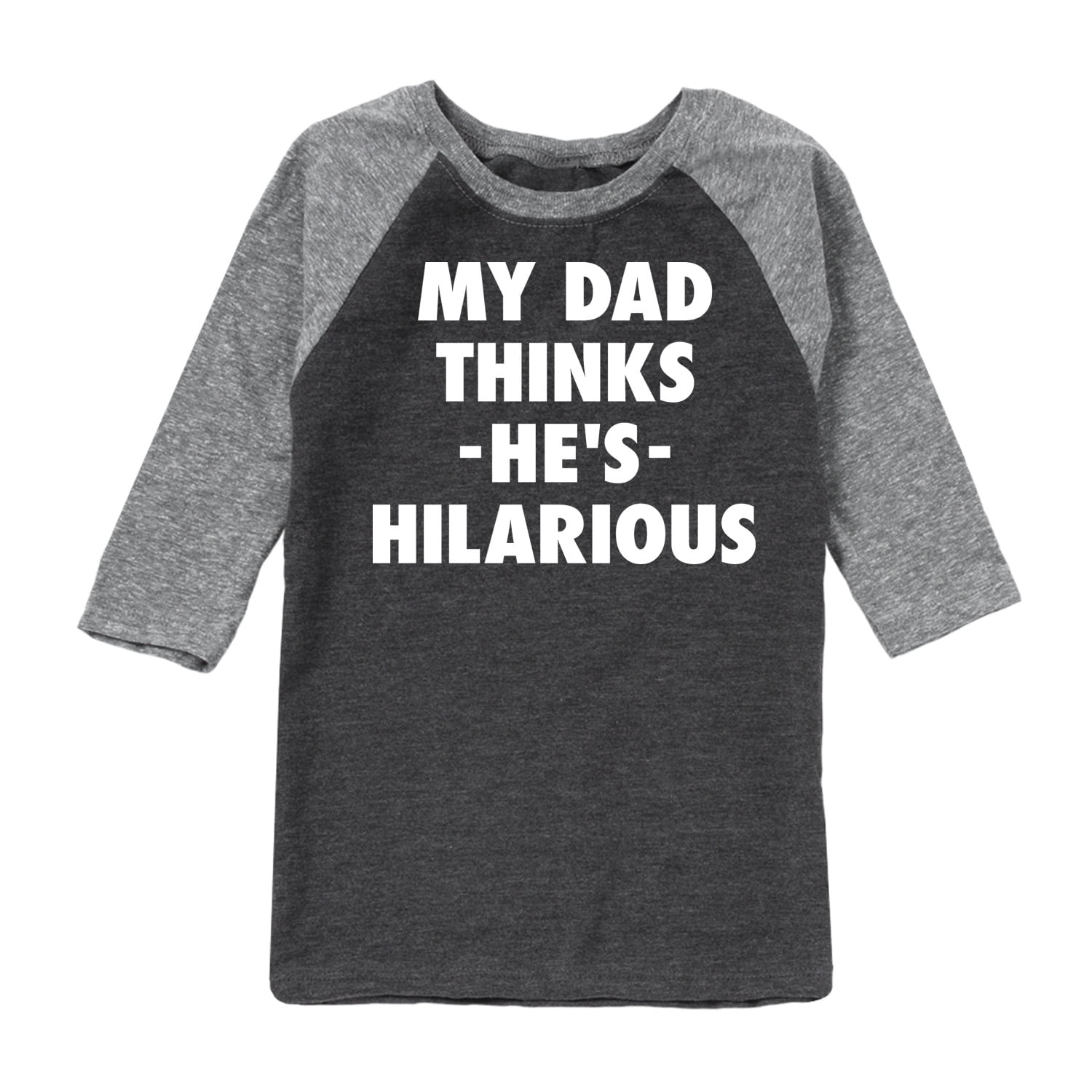 Instant Message - King Of Dad Jokes Hilarious - Toddler & Youth Raglan ...