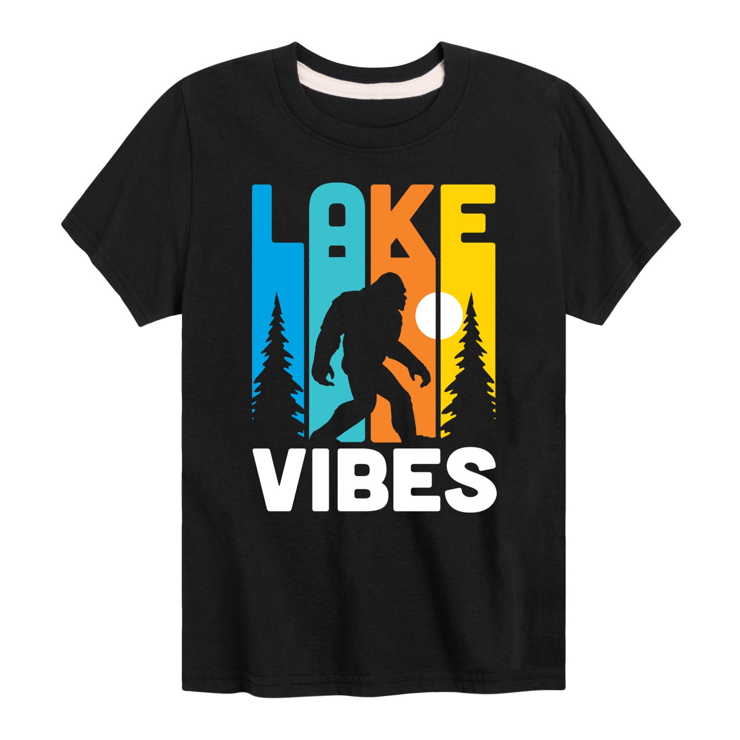 Instant Message - Lake Vibes Sasquatch - Toddler & Youth Short Sleeve ...