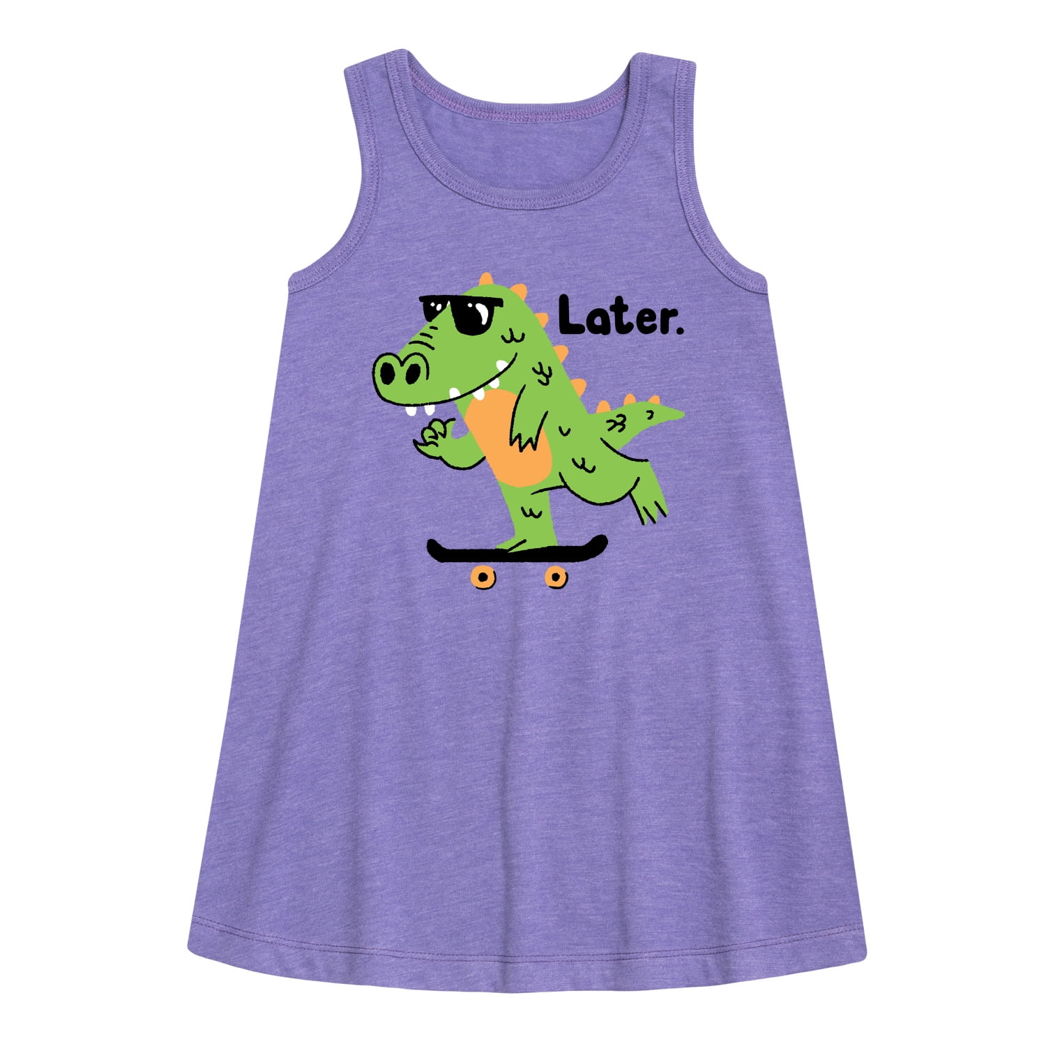 Instant Message - Later Gator - Toddler & Youth Girls A-line Dress ...