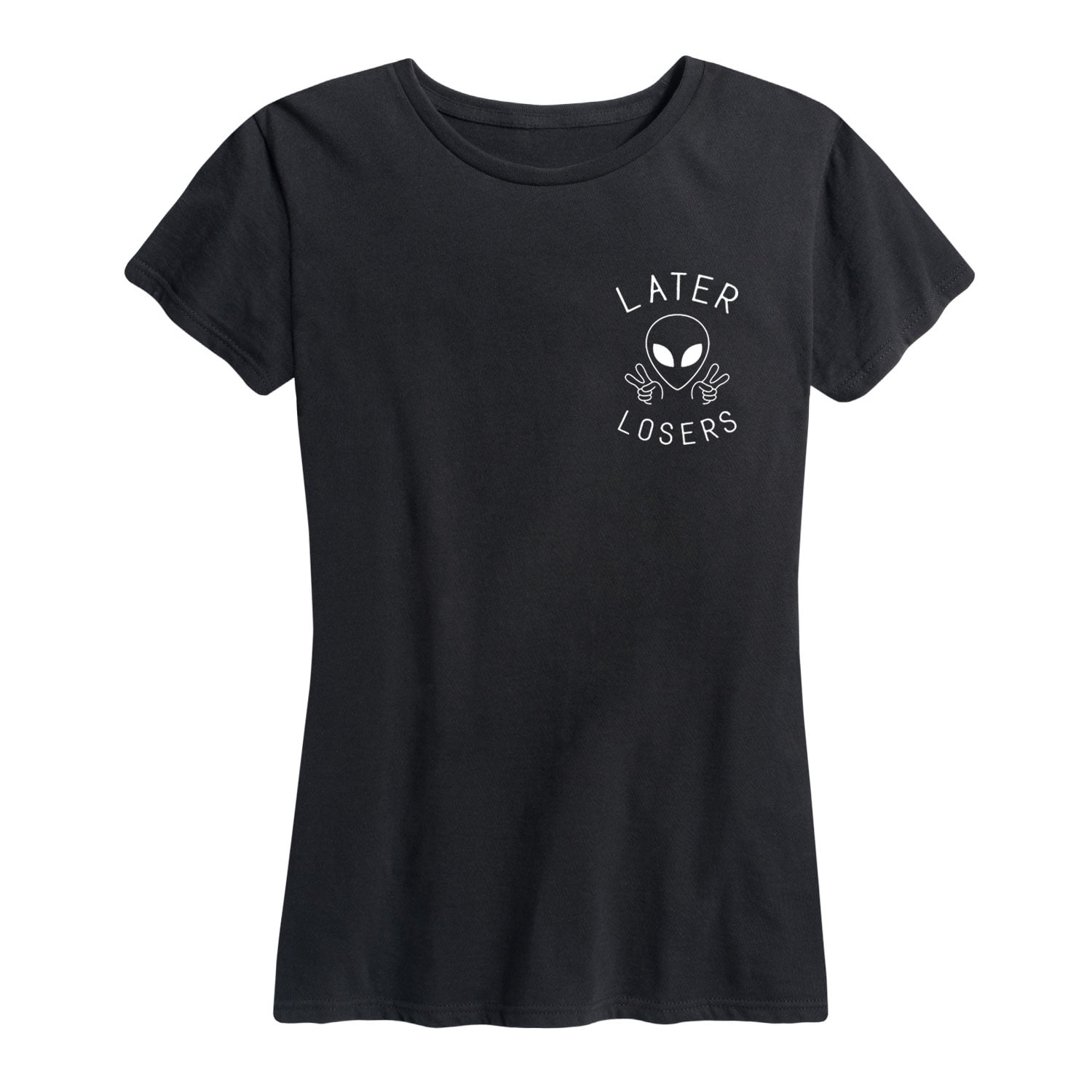 Instant Message - Later Losers Alien - Women's Short Sleeve Graphic T ...