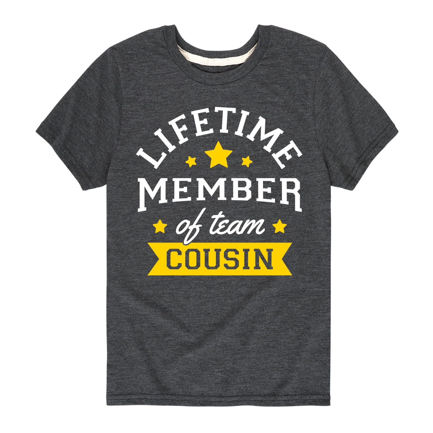 Instant Message - Lifetime Member Of Team Cousin - Toddler And Youth Short Sleeve Graphic T ...