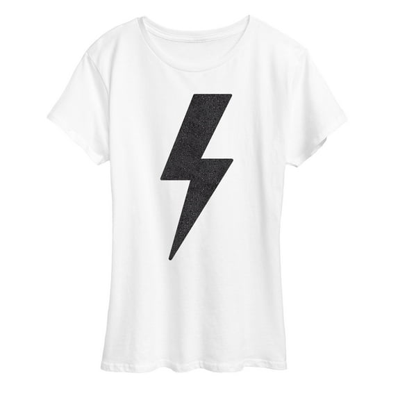 Instant Message - Lightning Bolt Sparkle - Women's Short Sleeve Graphic ...