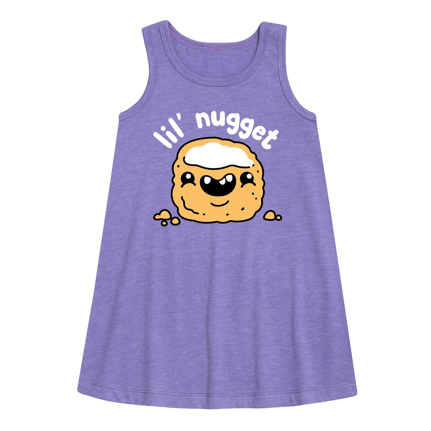 Instant Message - Lil Nugget - Girls Aline Dress - Walmart.com
