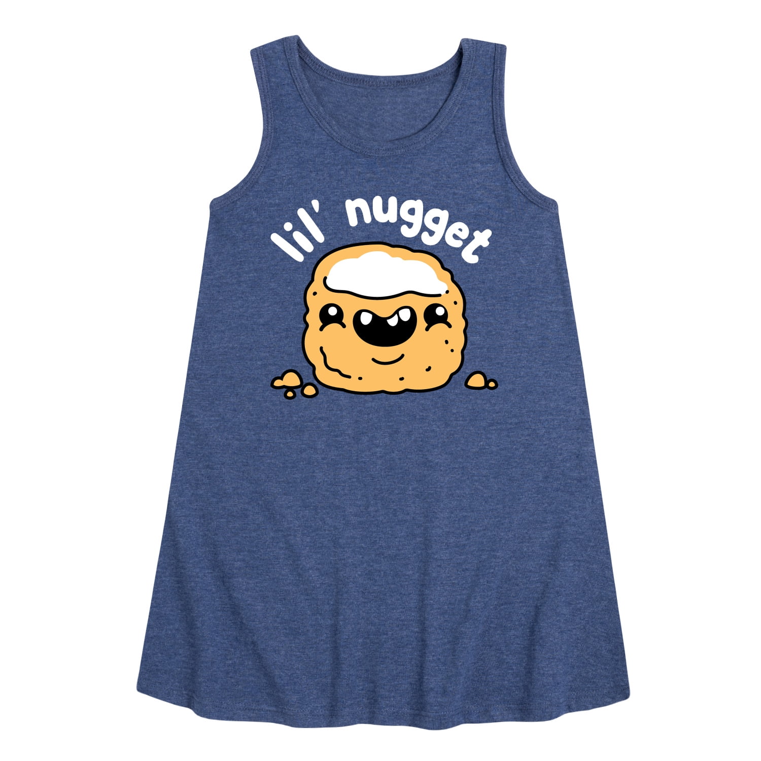 Instant Message - Lil Nugget - Girls Aline Dress - Walmart.com