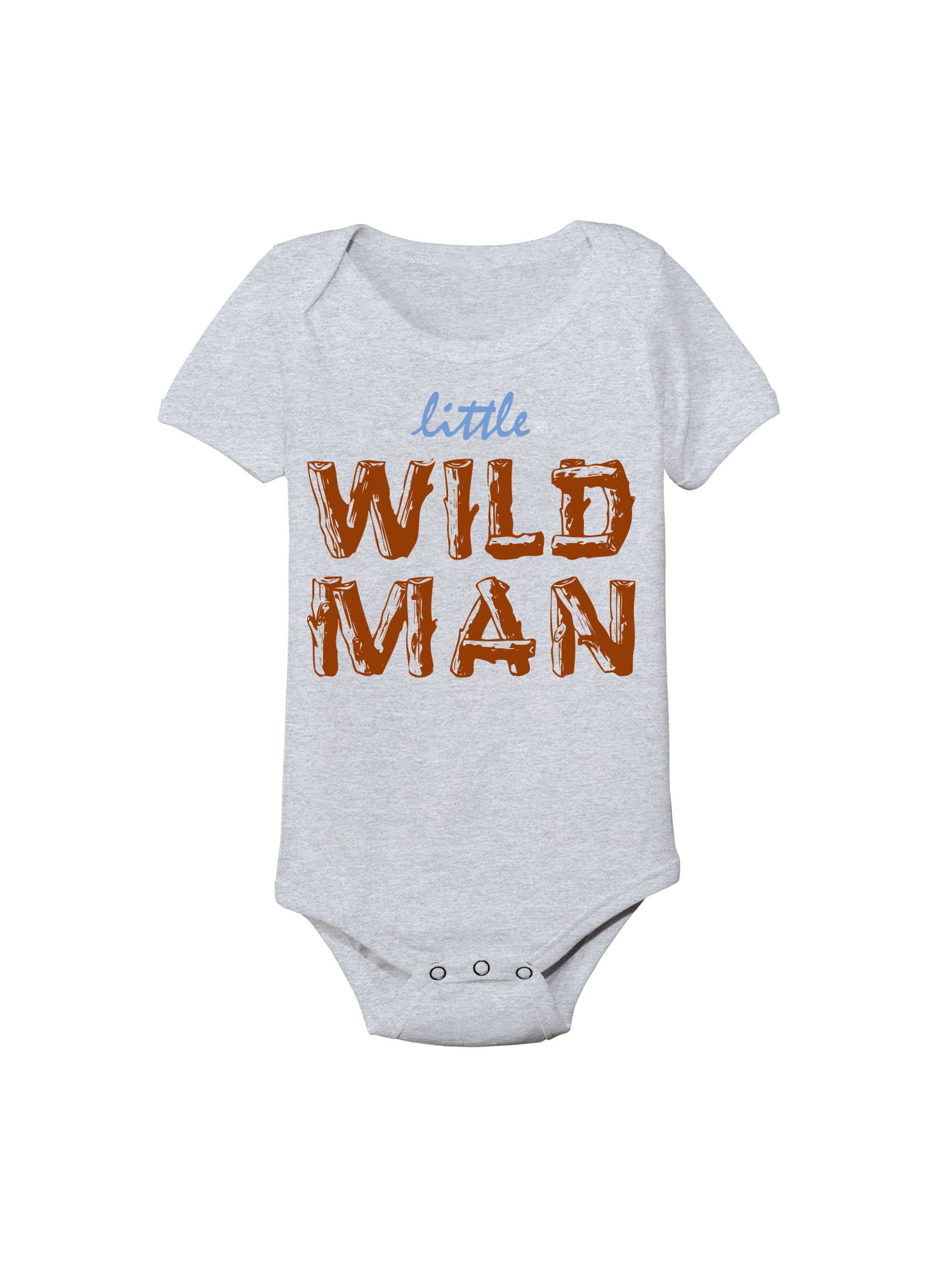 Instant Message - Little Wild Man - Infant Baby One Piece - Walmart.com