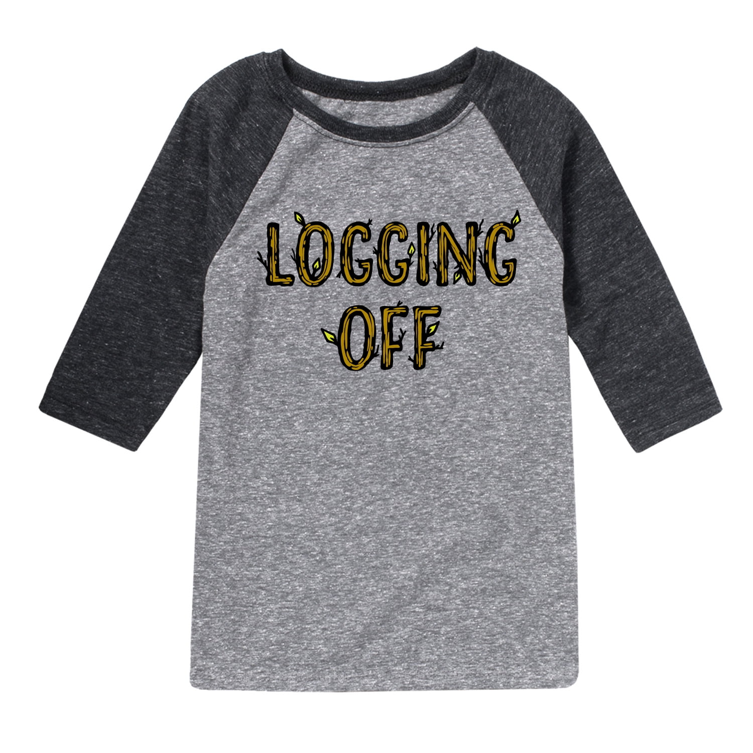 Instant Message - Logging Off - Toddler & Youth Raglan Graphic T-Shirt ...