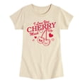 Instant Message - Love You Cherry Much - Youth Girls Fitted Short ...
