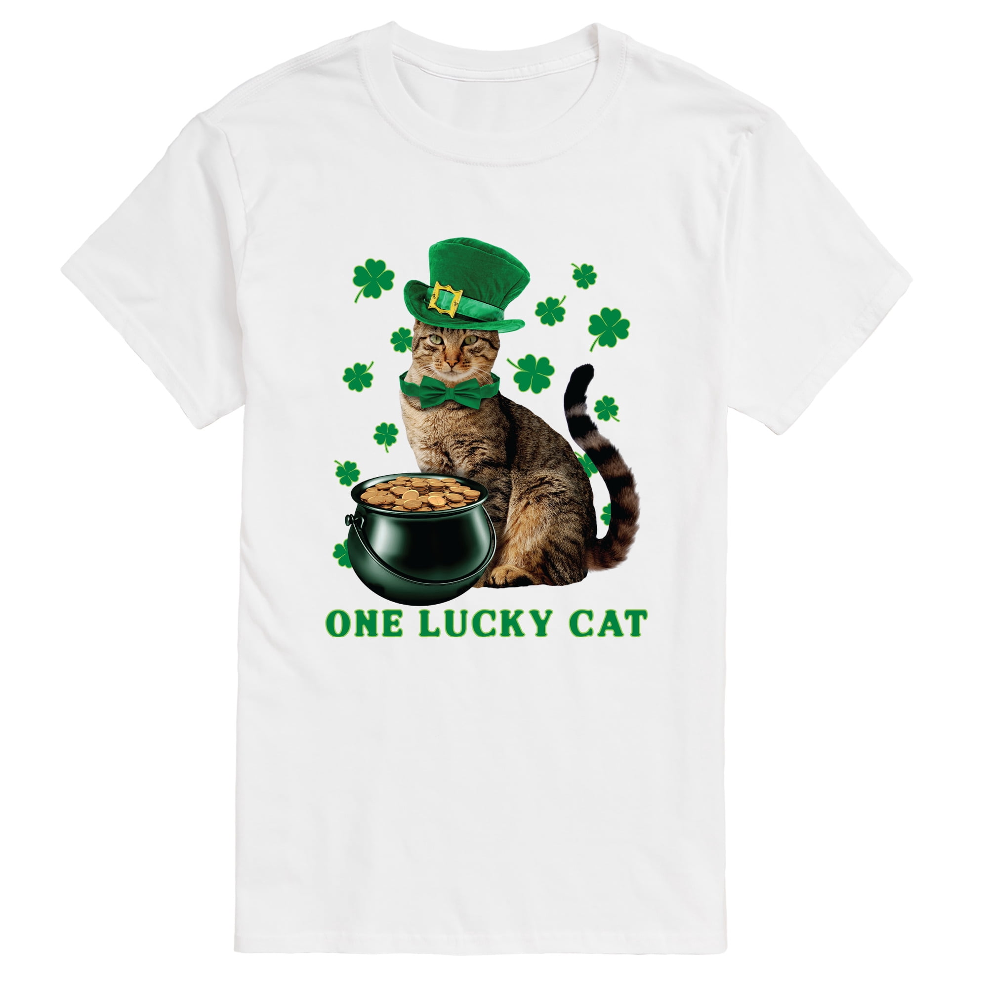 Instant Message - Lucky Cat - Men's Short Sleeve Graphic T-Shirt ...