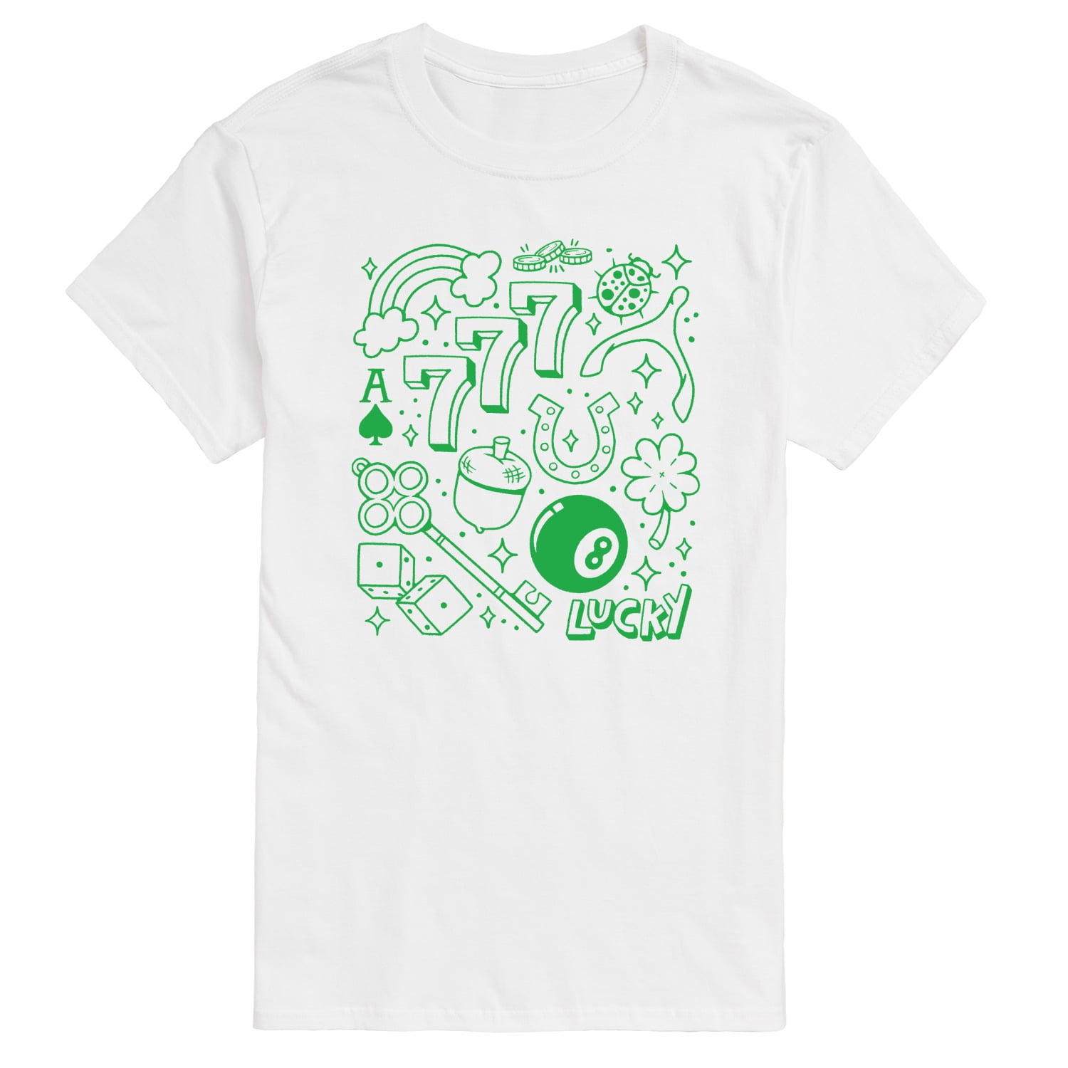 Instant Message - Lucky Cluster - Men's Short Sleeve Graphic T-Shirt ...