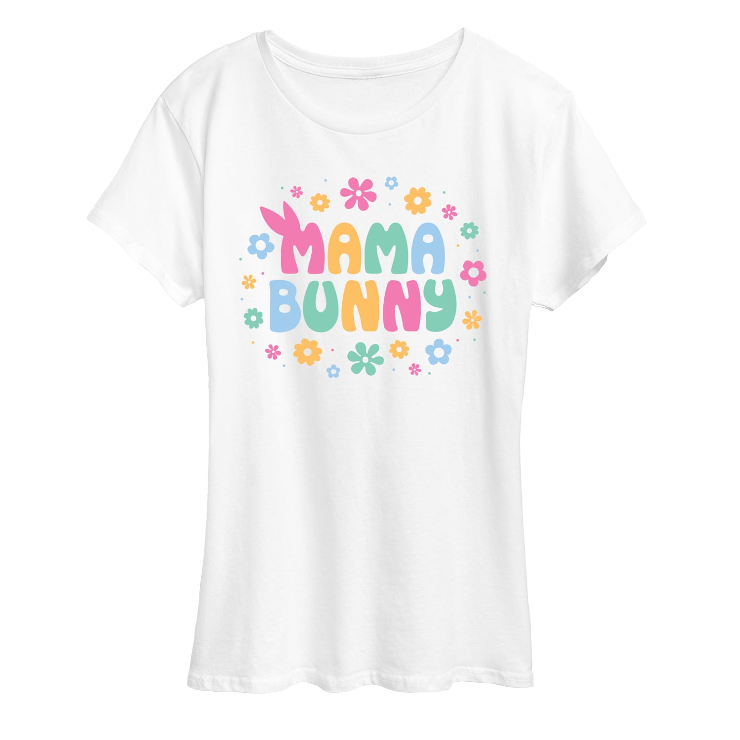 Instant Message - Mama Bunny - Women's Short Sleeve Graphic T-Shirt ...