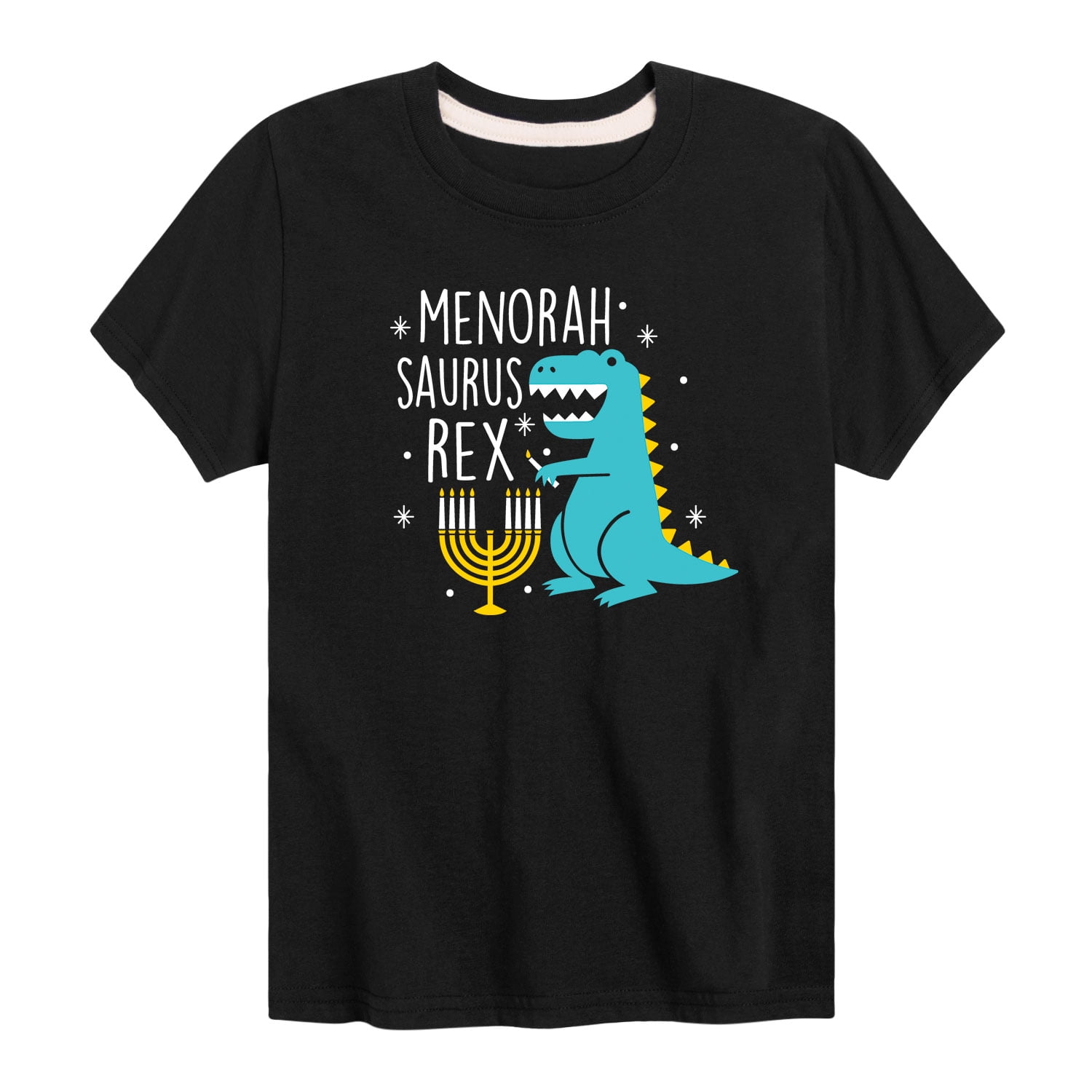 Instant Message - Menorah Saurus Rex - Toddler And Youth Short Sleeve ...