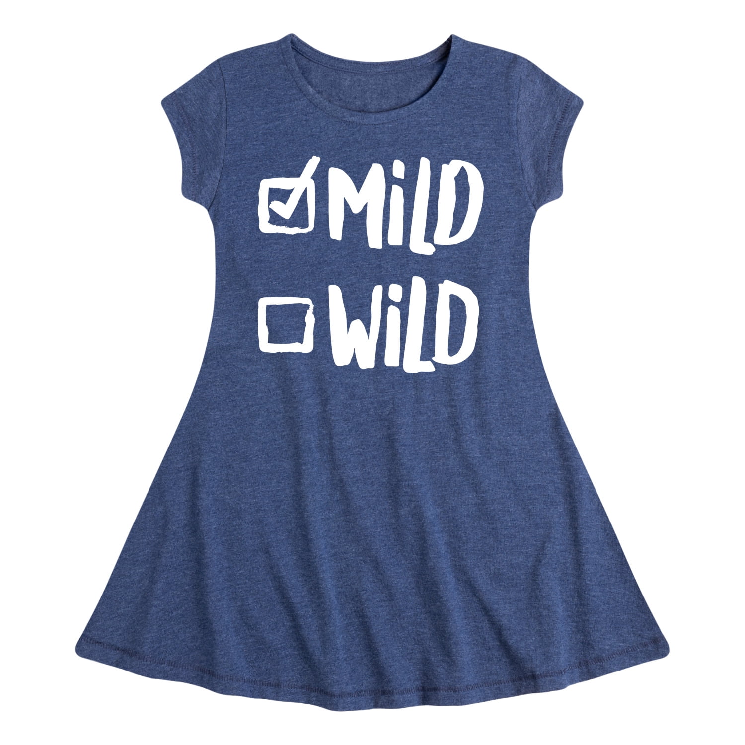 Instant Message - Mild Wild 1 - Girls Fit And Flare Cap Sleeve Dress ...