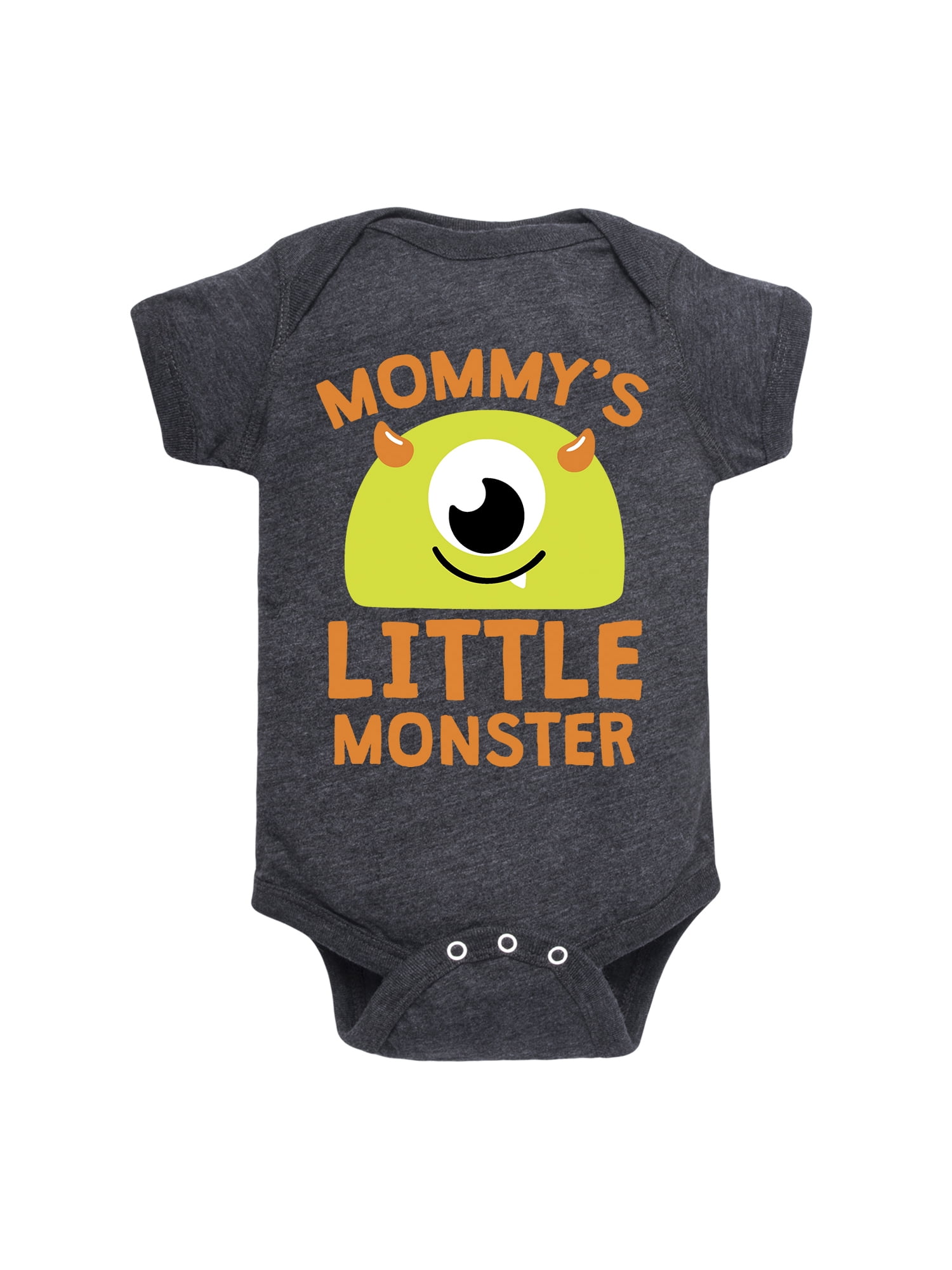 Instant Message - Mommys Little Monster - Infant Baby One Piece ...