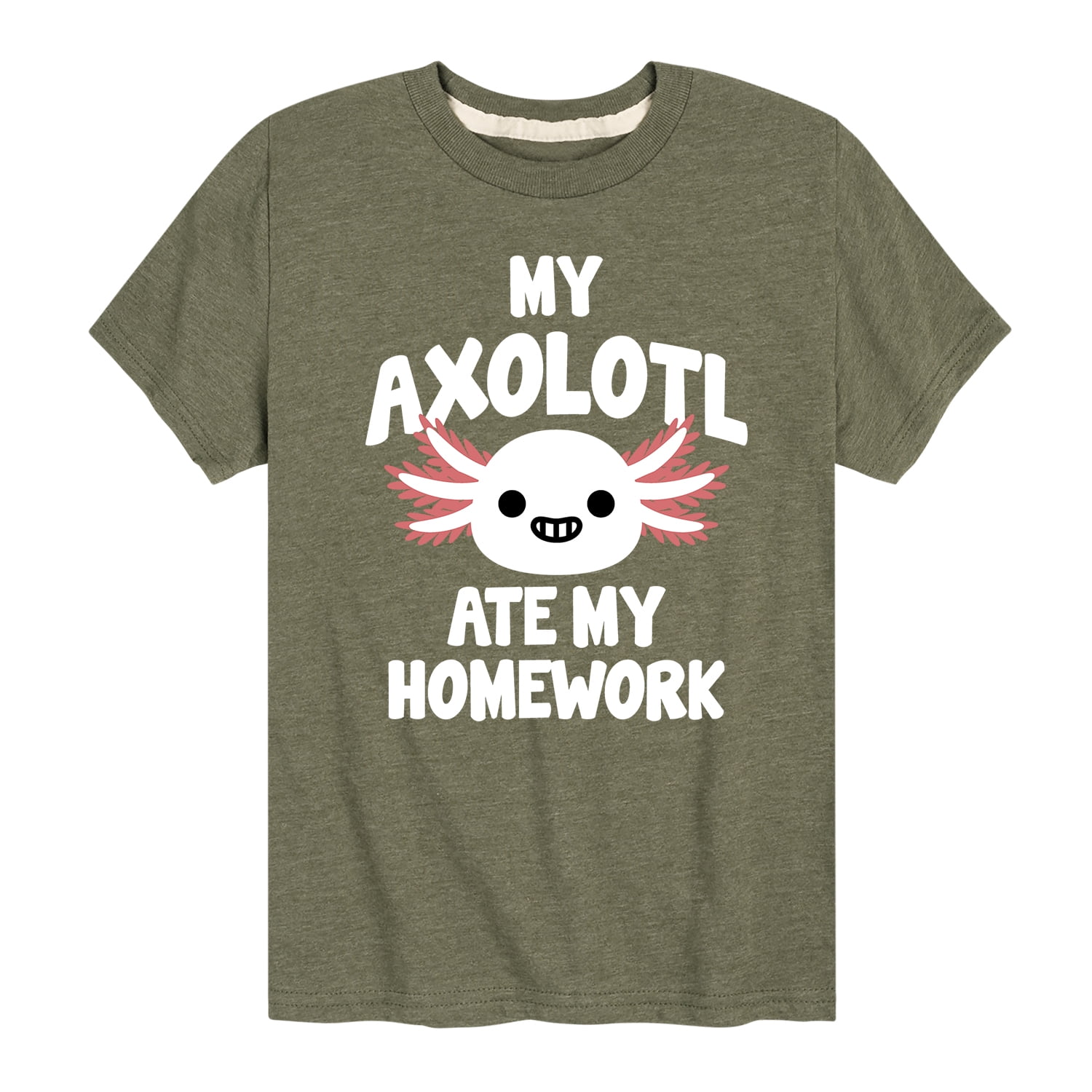 Instant Message - My Axolotl Ate My Homework - Toddler And Youth Short ...