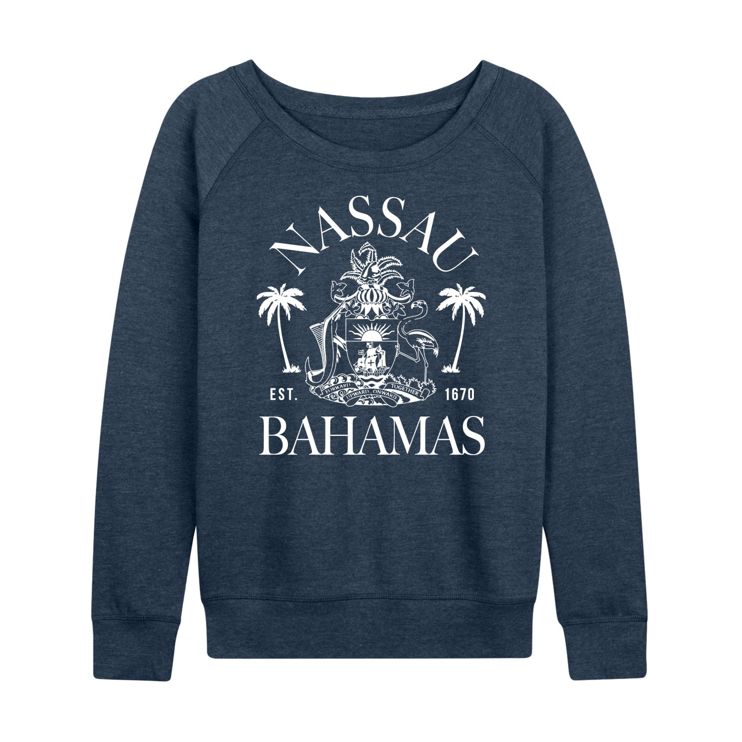 Instant Message - Nassau Bahamas Crest - Women's Lightweight French ...