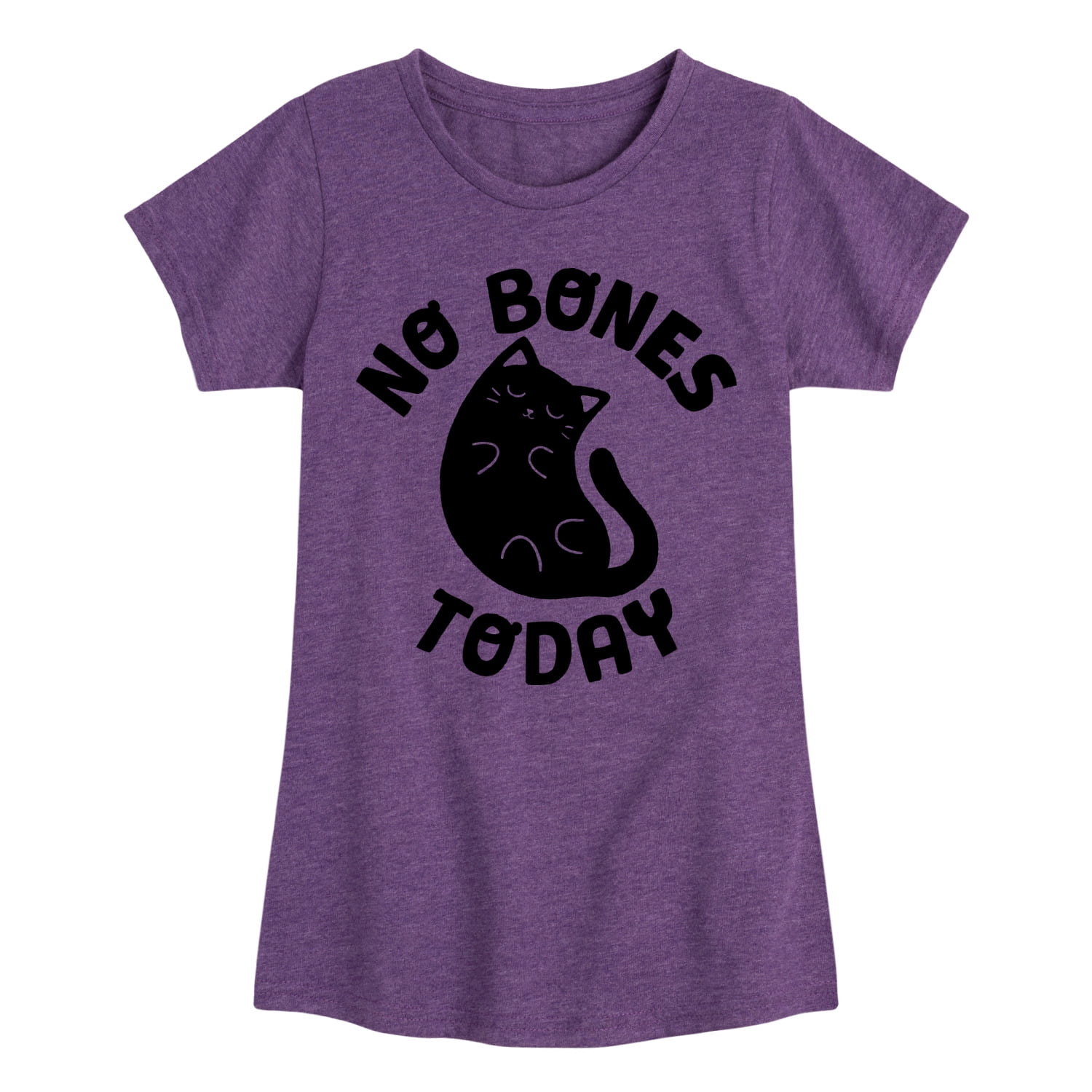 Instant Message - No Bones Today Melty Cat - Toddler And Youth Girls ...