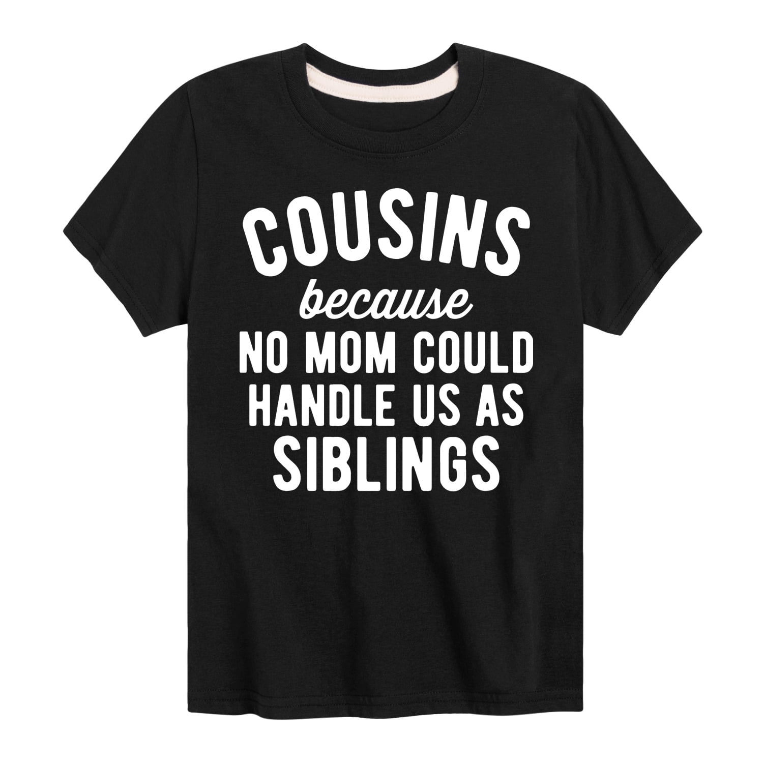 Instant Message - No Mom Can Handle Us As Siblings - Toddler And Youth Short Sleeve Graphic T ...
