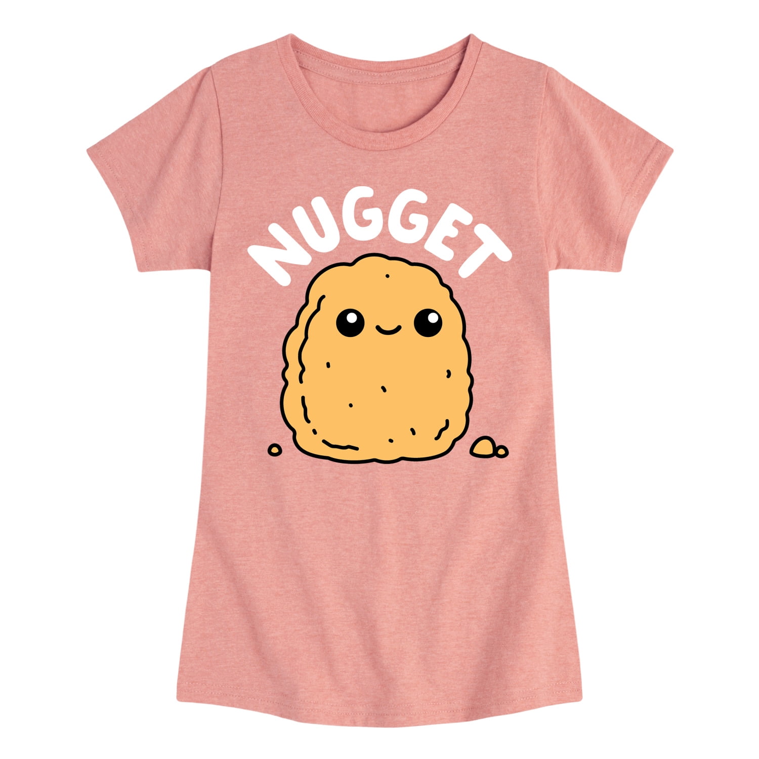 Instant Message - Nugget - Girls Fitted Short Sleeve Tee - Walmart.com