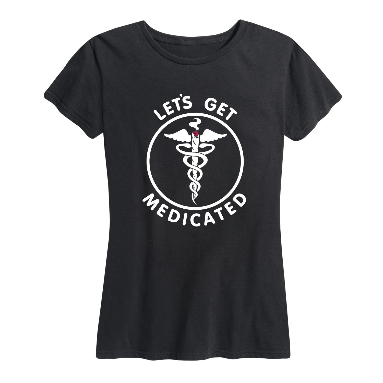 Instant Message - Party Let's Get Medicated Caduceus - Women's Short ...