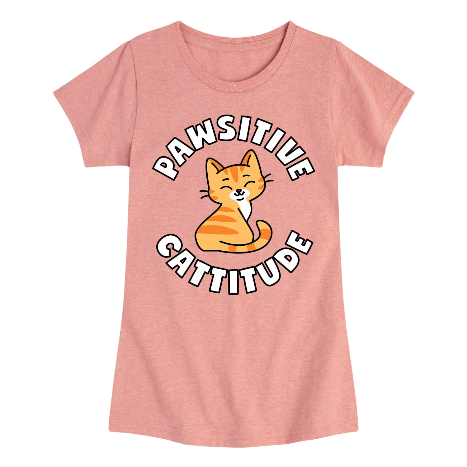 Instant Message - Pawsitive Cattitude - Toddler And Youth Girls Short ...