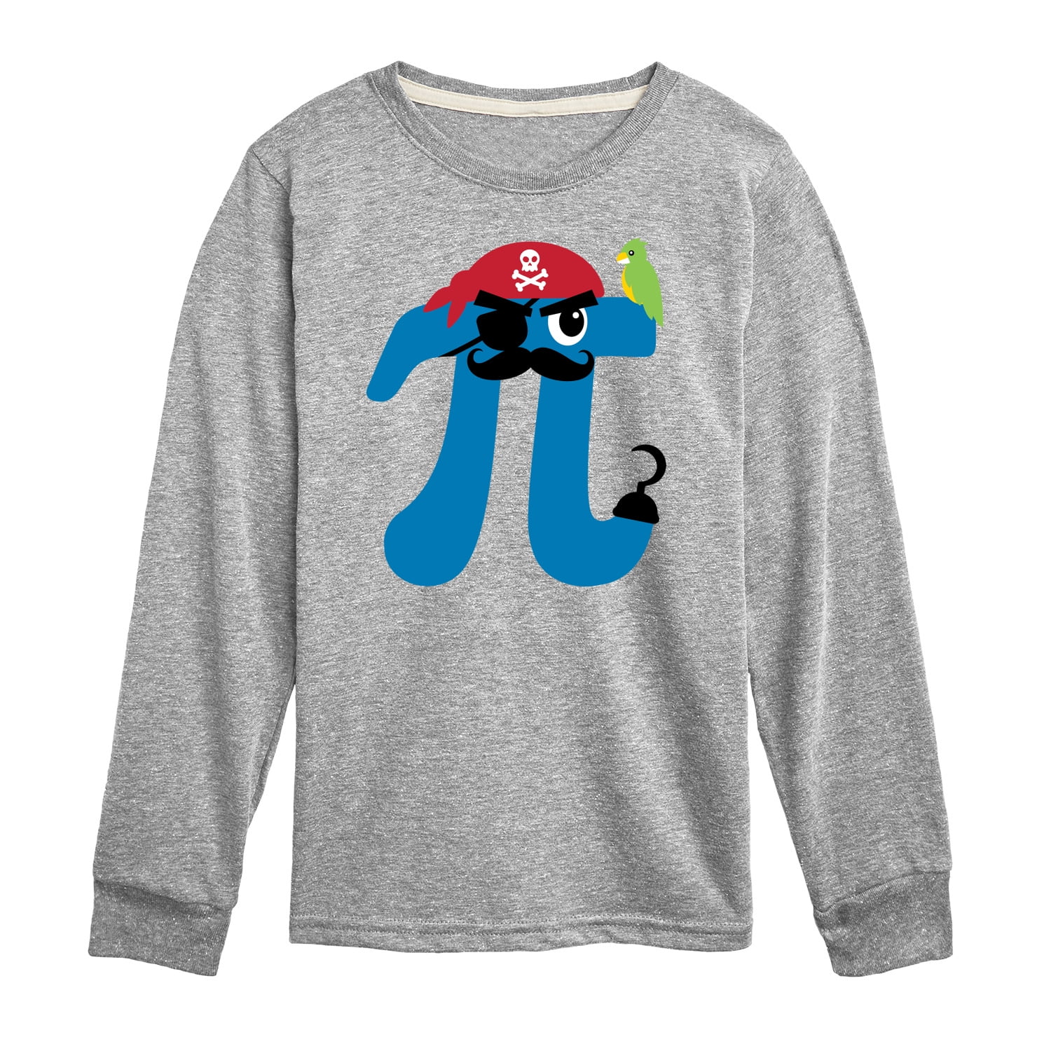 Instant Message - Pirate Pi Symbol - Toddler & Youth Long Sleeve ...
