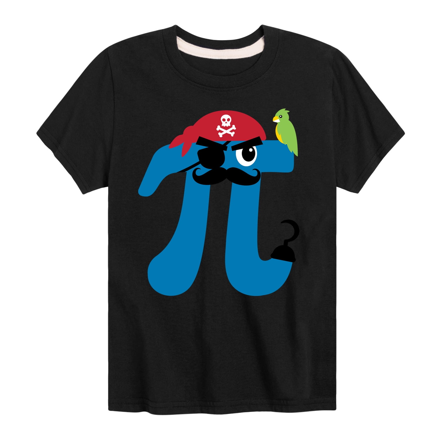 Instant Message - Pirate Pi Symbol - Toddler & Youth Short Sleeve ...
